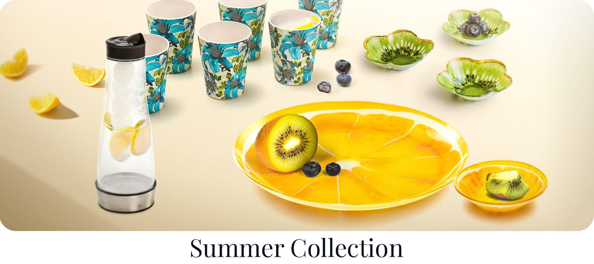 Summer Essentials: Pitchers, Glass Bottles, Platters & More!