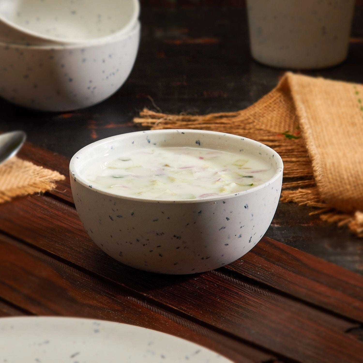 Daily-Use Eco-Friendly Bamboo Fiber Bowl : Stylish & Sustainable