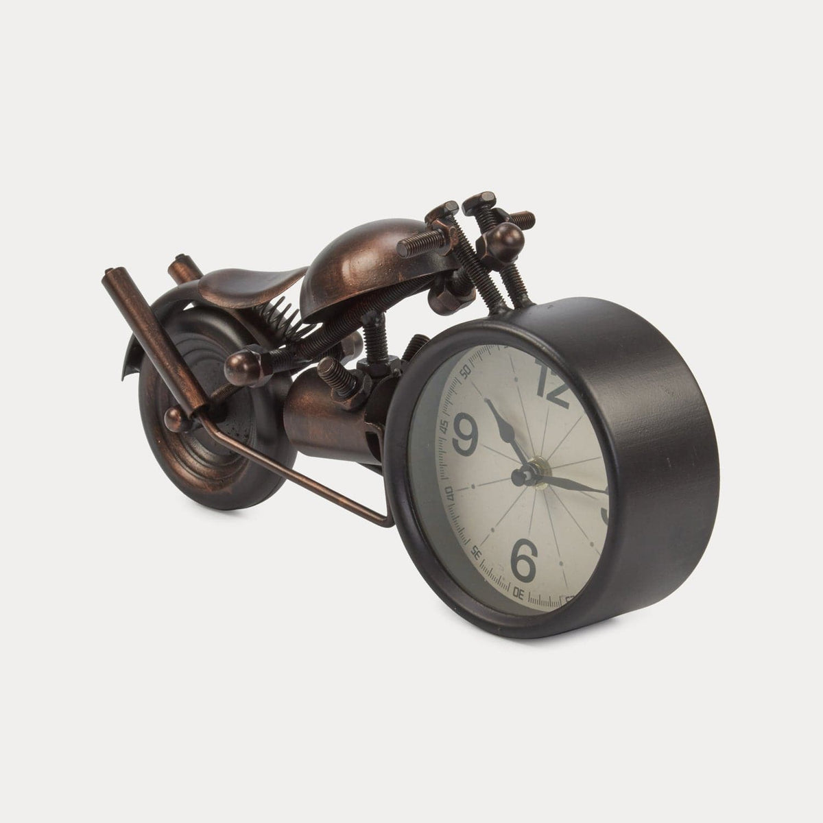 Metal Bike Clock – Unique Table Clock for Bike Lovers