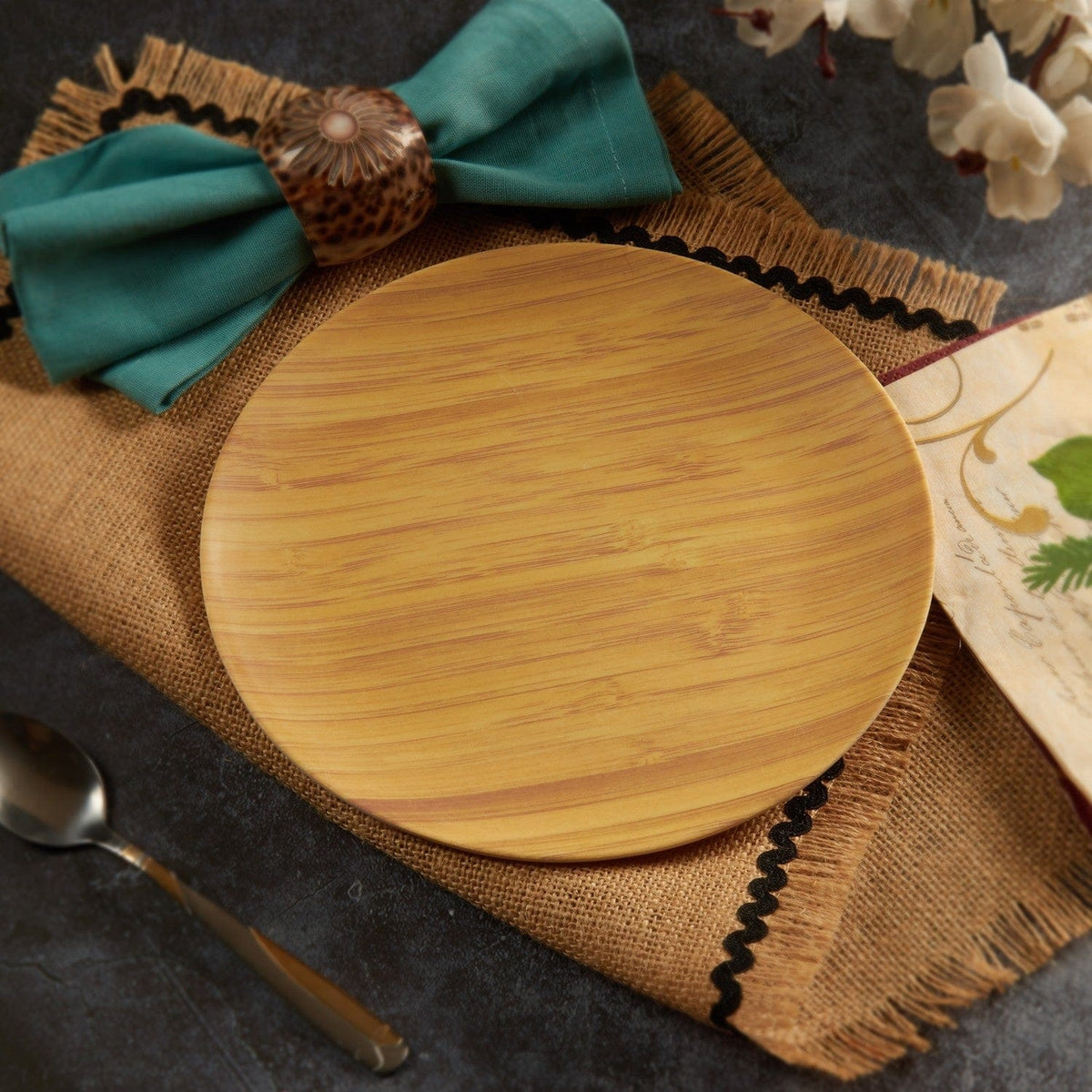 Daily-Use Eco-Friendly Bamboo Fiber Plate: Stylish & Sustainable