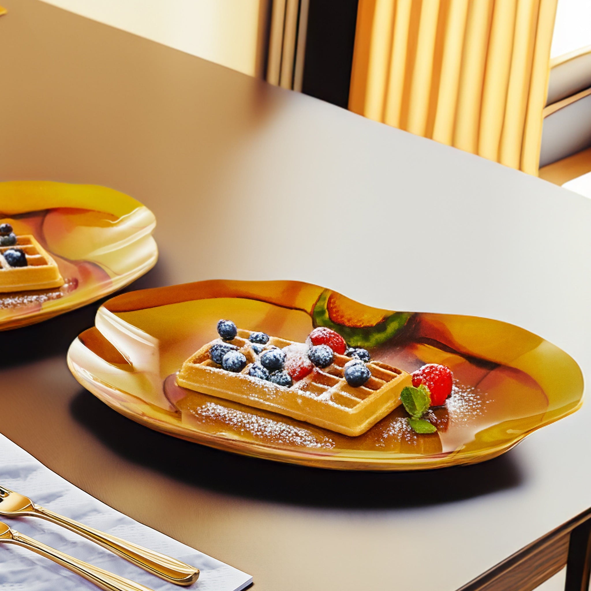 Banana-Shaped Fruit Plate: Stylish & Durable Glassware