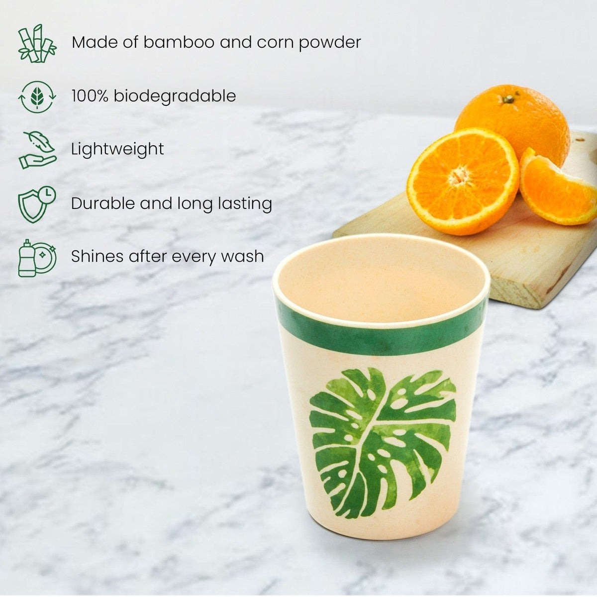 Daily-Use Eco-Friendly Bamboo Fiber Tumbler: Stylish & Sustainable
